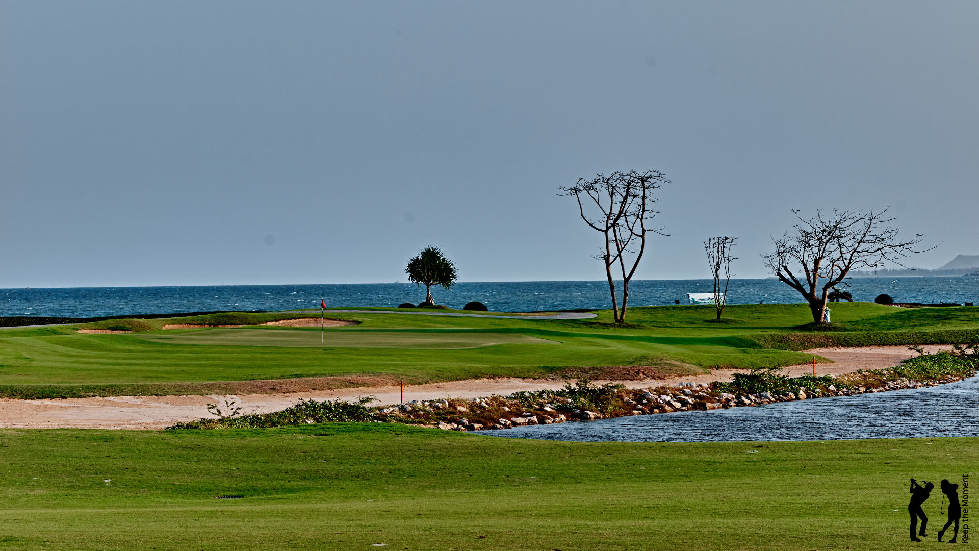 Sea Pine Golf Club Grün des Hole 16 | Golfurlaub in Hua Hin Thailand